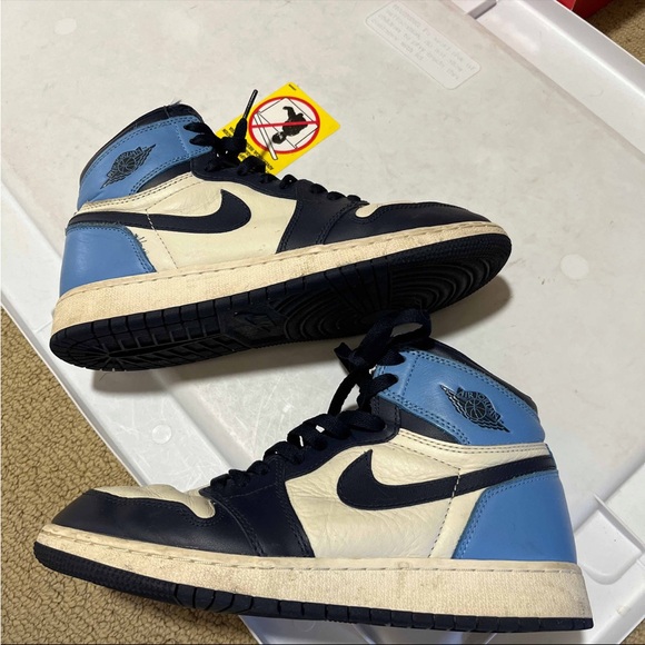 Jordan | Shoes | Nike Air Jordan Retro High Og Unc Obsidian | Poshmark